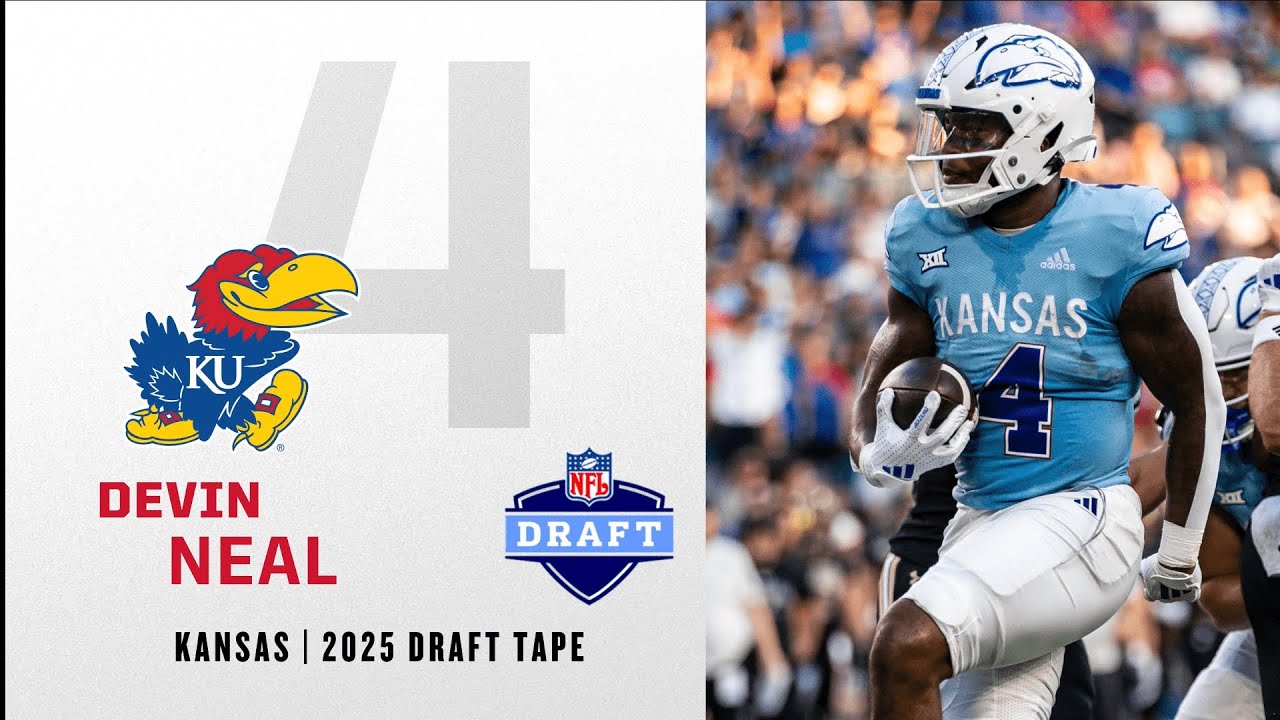 Devin Neal Kansas RB Surpasses 3,000 Career Rushing Yards In Spring ...
