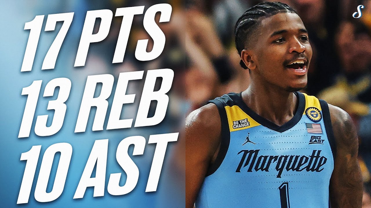 Kam Jones Marquette PG/SG: Rising Star Showcases Versatility In 2024-25 ...