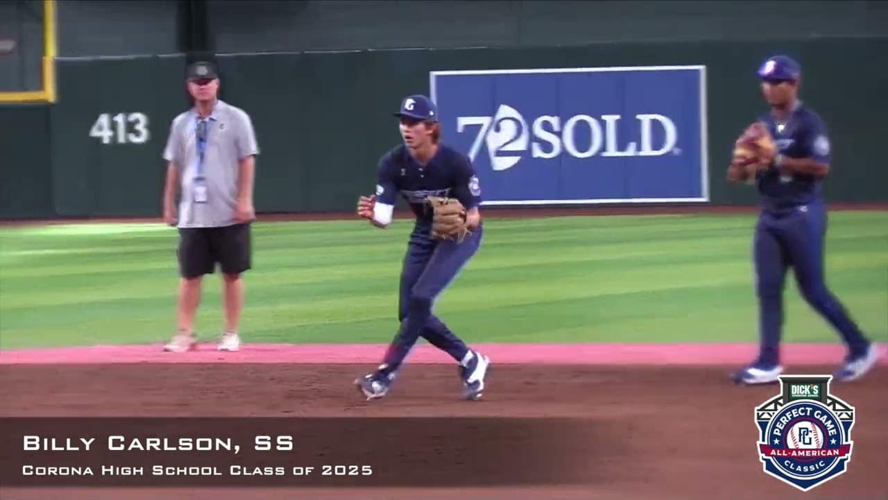 Billy Carlson, SS/RHP, Corona (CA): Rising Two-Way Star Impresses ...