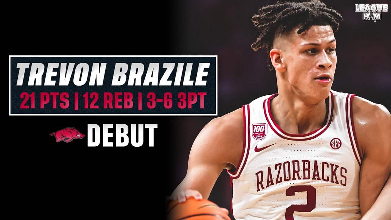 Trevon Brazile Arkansas PF: Breakout Performance Analysis For 2024-25 ...