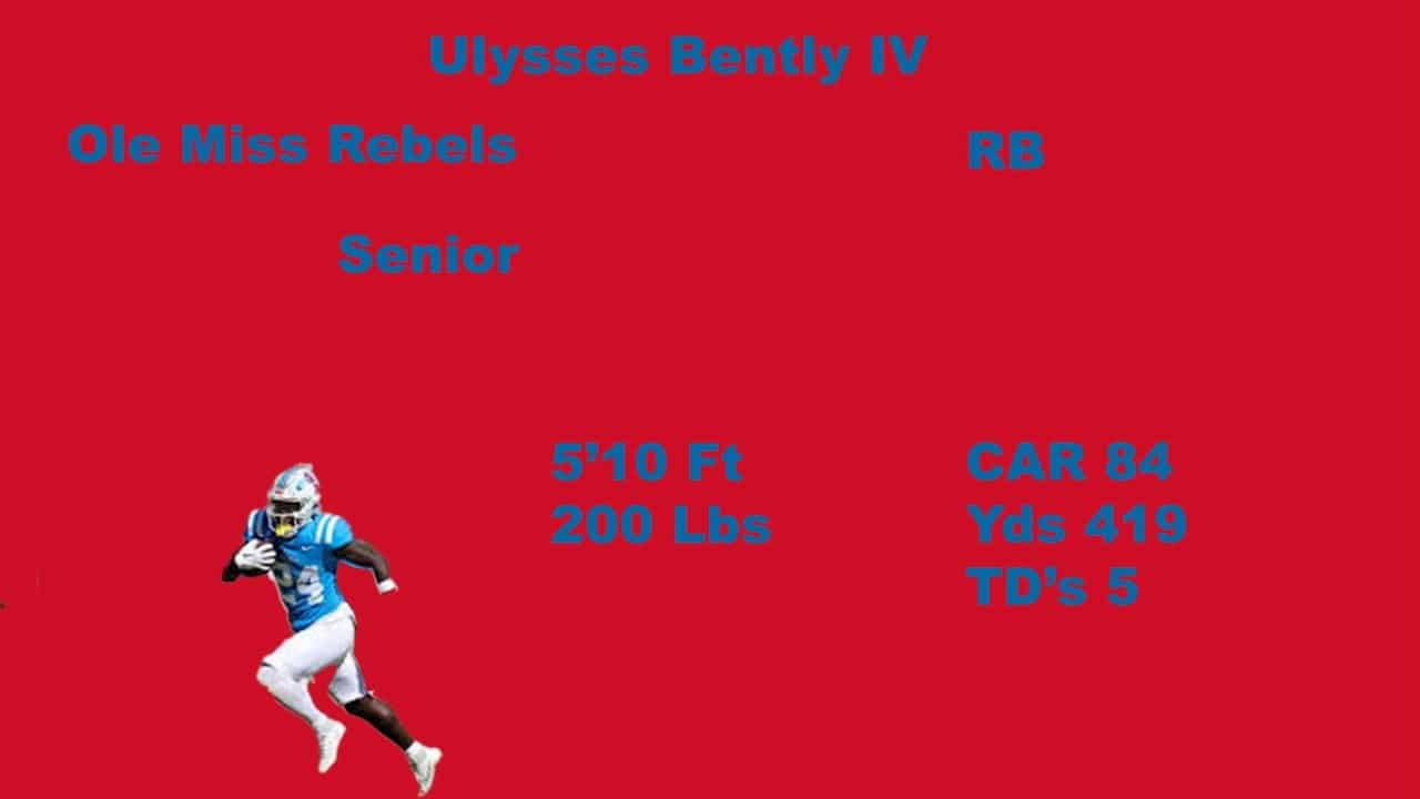 Ulysses Bentley IV Ole Miss RB Delivers Standout Performance In Spring ...