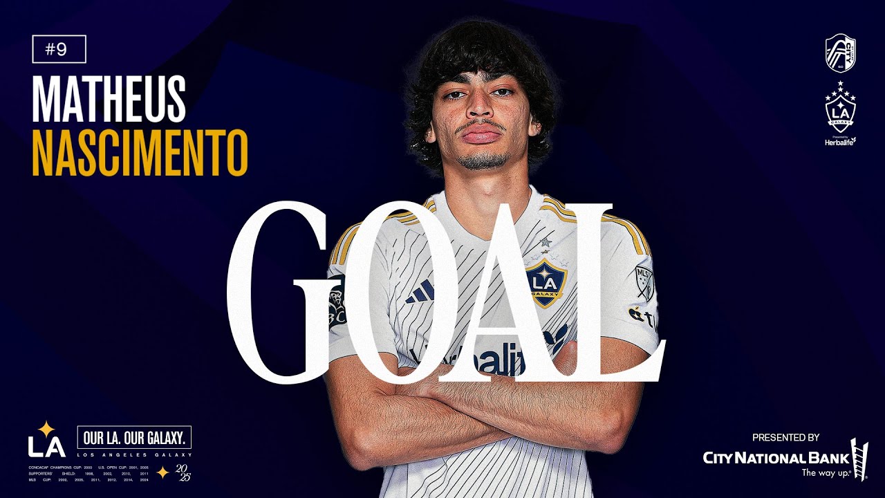 Matheus Nascimento LA Galaxy Forward #9: Key Role And Impact For The 2025 Season - Mad About ...